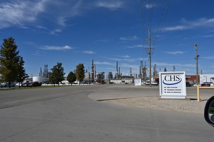 Chs Oil Refinery Mcpherson Largest Cooperative Editorial Stock Photo ...