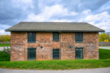 Colonial Architecture Garrison Building Exterior Detail Editorial Stock ...