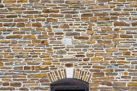 Stone Wall Arch On Top Entrance Editorial Stock Photo - Stock Image ...