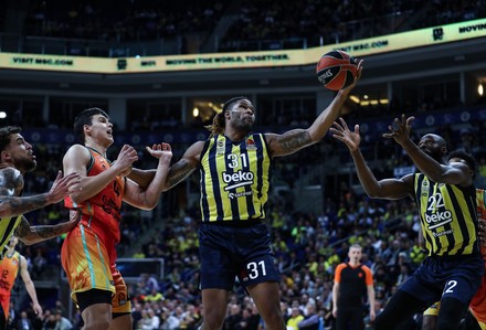 Devin Booker 2r Fenerbahce Action Against Editorial Stock Photo - Stock ...