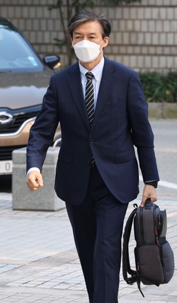 Former Justice Minister Cho Kuk Arrives Editorial Stock Photo - Stock ...