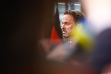 Luxembourg Prime Minister Xavier Bettel Speaks Editorial Stock Photo ...