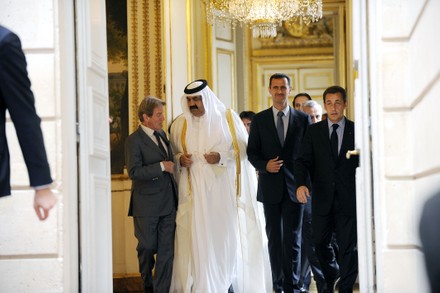 __COUNT__ Nicolas Sarkozy receives Bashar al-Assad, Sheikh Hamad bin ...