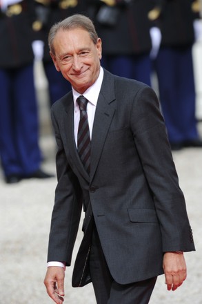 Bertrand Delanoe Arriving Elysee Palace Meet Editorial Stock Photo ...