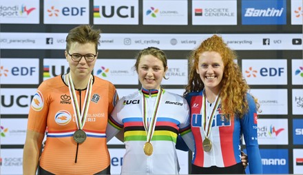 Mel Pemble Canada On Podium After Editorial Stock Photo - Stock Image ...