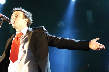 French Singer Saez Performs Live On Editorial Stock Photo - Stock Image ...
