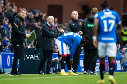 Referee David Munro Looks Var Monitor Editorial Stock Photo - Stock ...