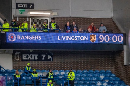 Full Time Score During Scottish Premiership Editorial Stock Photo ...