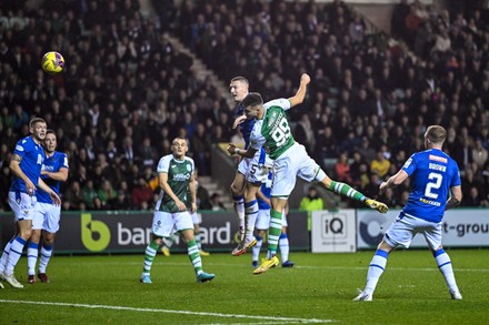 Goal 10 Hibs Mykola Kuharevich Scores Editorial Stock Photo - Stock ...