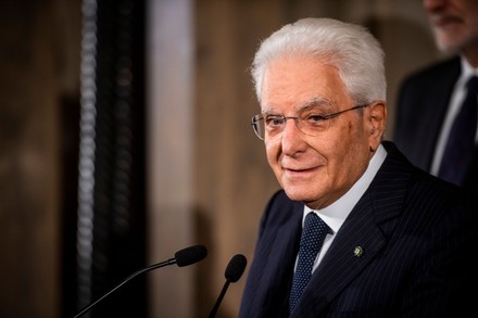 President Republic Sergio Mattarella Announces His Editorial Stock ...