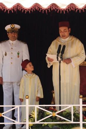 Moroccos King Mohammed Vi Accompanied By Editorial Stock Photo - Stock ...