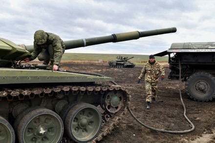 Russian Conscripts Attend Military Training Ground Editorial Stock ...