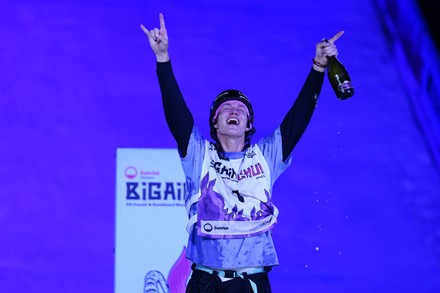 Birk Ruud Norway Celebrates On Podium Editorial Stock Photo - Stock ...