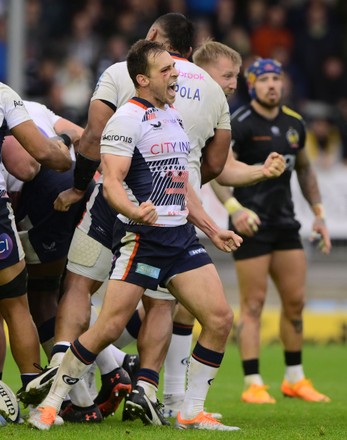 Ivan Van Zyl Saracens Celebrates Penalty Editorial Stock Photo - Stock ...