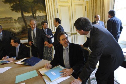 Herve Morin Hubert Falco Eric Besson Editorial Stock Photo - Stock ...