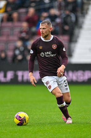 Hearts Stephen Kingsley During Cinch Scottish Editorial Stock Photo ...