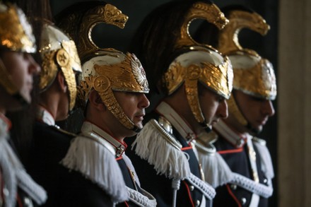 Members Corazzieri Presidential Guards Italian Corps Editorial Stock ...