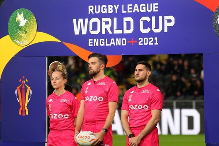 Referee Marcus Griffiths Two Touch Judges Editorial Stock Photo - Stock ...