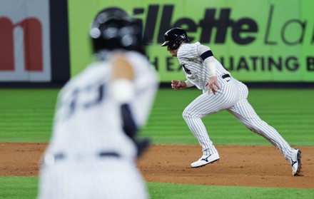 New York Yankees Baserunners Oswaldo Cabrera Editorial Stock Photo ...