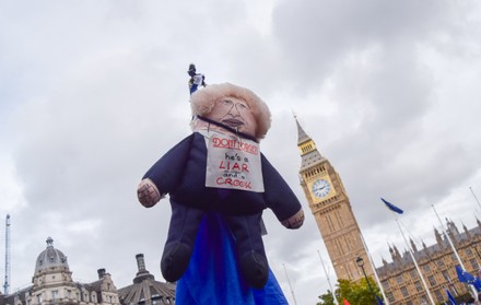 Boris Johnson Doll Sign Calling Former Editorial Stock Photo - Stock ...