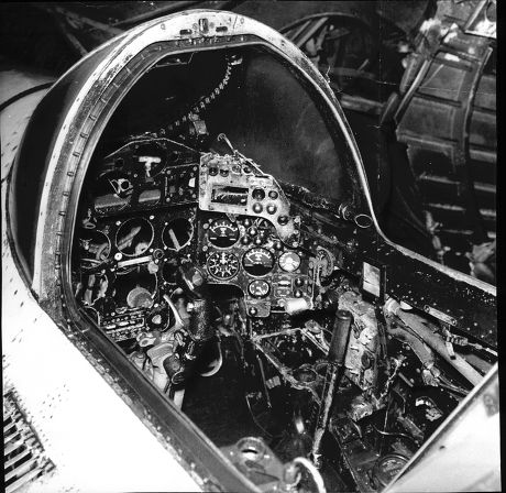 Cockpit Supermarine Swift Wk198 Lying Forlorn Editorial Stock Photo ...