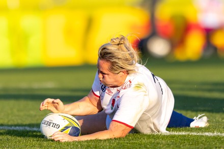 Englands Captain Marlie Packer During Englands Editorial Stock Photo ...