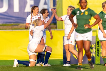 Englands Rosie Galligan Celebrating Her Try Editorial Stock Photo ...