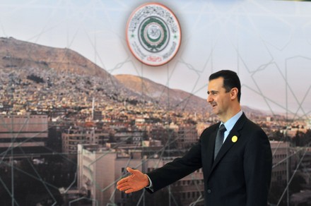 Syrian President Bashar Al Assad Seen Editorial Stock Photo - Stock ...
