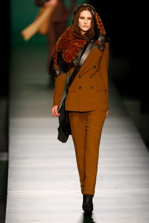 Model Catherine Mcneil Displays Creation By Editorial Stock Photo ...