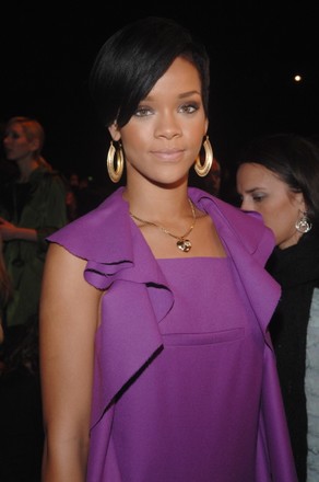 American Singer Rihanna Attends Sonia Rykiel Editorial Stock Photo ...