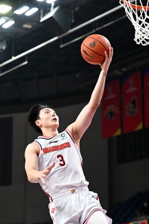 Hu Mingxuan Guangdong Southern Tigers Goes Editorial Stock Photo ...