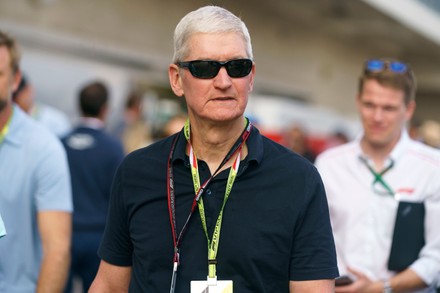 Apple Ceo Tim Cook Seen Paddock Editorial Stock Photo - Stock Image ...