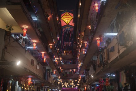 Colourful Kandil Chawl Diwali Festival Lower Editorial Stock Photo ...