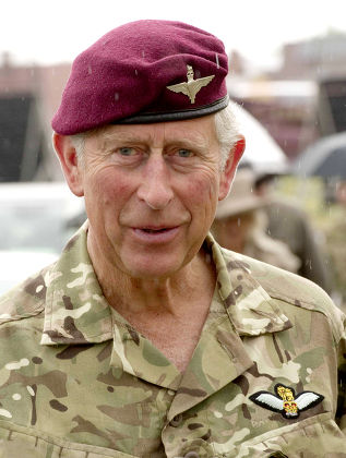Prince Charles Colonelinchief Parachute Regiment Editorial Stock Photo ...