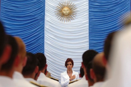 Argentines Newly Swornin President Cristina Fernandez Editorial Stock ...