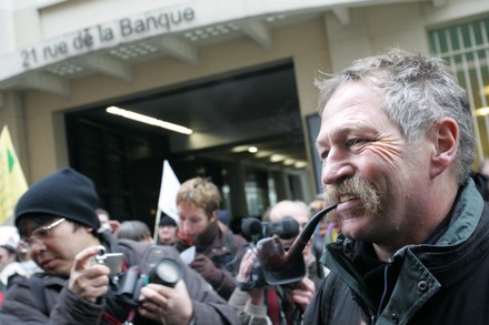 __COUNT__ Jose Bove launches a hunger strike action - Paris, France ...