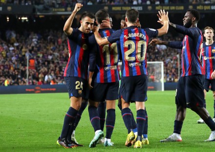 Ferran Torres Goal Celebration During Match Editorial Stock Photo ...