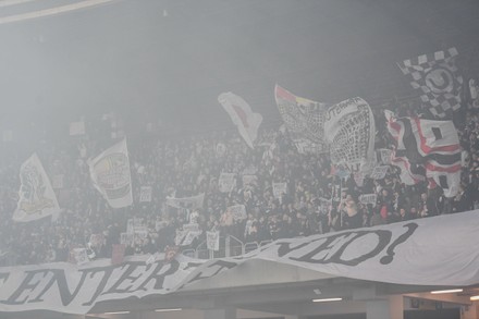 Fans Universitatea Cluj Showing Banner During Editorial Stock Photo ...