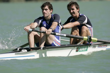 Members French Rowing Laurent Cadot Erwan Editorial Stock Photo - Stock ...