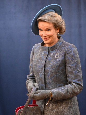 Queen Mathilde Belgium Pictured During Visit Editorial Stock Photo - Stock Image | Shutterstock