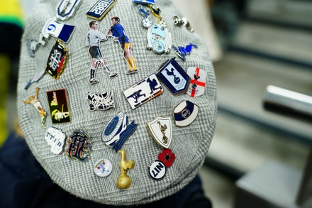 Young Tottenham Fan Pin Badges On Editorial Stock Photo - Stock Image ...