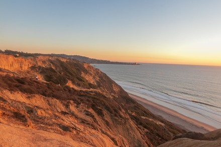 Scintillating Sunset Torrey Pines Gliderport Editorial Stock Photo ...