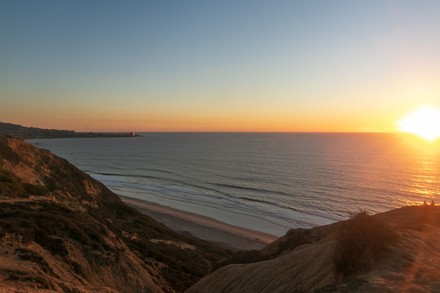 Scintillating Sunset Torrey Pines Gliderport Editorial Stock Photo ...