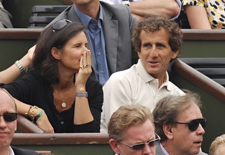 Formula One Legend Alain Prost Wife Editorial Stock Photo - Stock Image ...