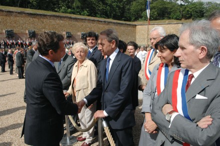 French President Nicolas Sarkozy Pierre Messmer Editorial Stock Photo ...