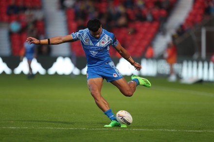 Stephen Crichton Samoa Kicks Goal During Editorial Stock Photo - Stock ...