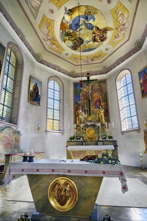 Main Altar Ceiling Fresco St Antonius Editorial Stock Photo - Stock ...