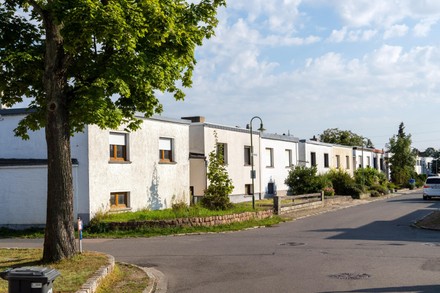 Row House Settlement Dessau Toerten Built Editorial Stock Photo - Stock ...