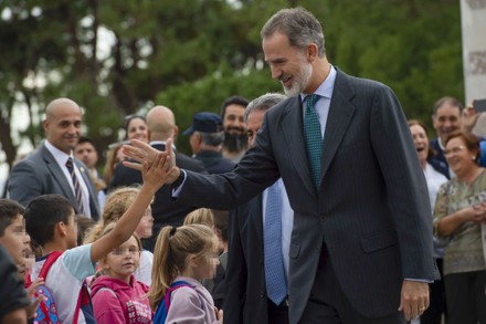 Spanish King Felipe Vi R Greets Editorial Stock Photo - Stock Image ...