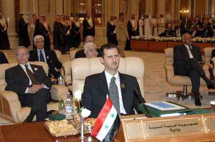 Syrian President Bashar Al Assad Seen Editorial Stock Photo - Stock ...